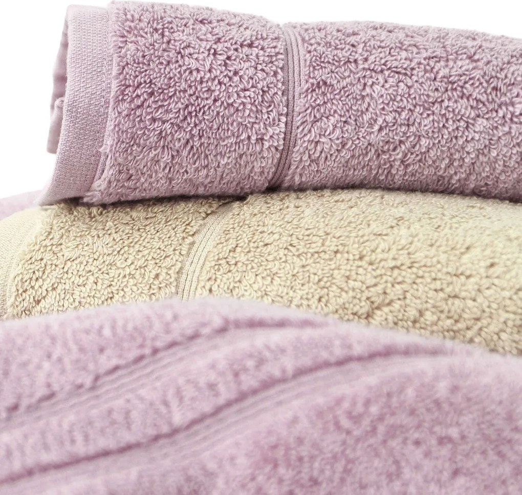 Ručníky a osušky COMFORT DI CASA NUO - starorůžová Velikost: ručník 50 x 100