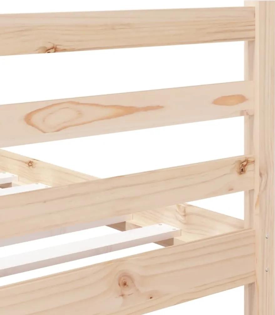 vidaXL Rám postele 90 x 190 cm Single masivní dřevo [3101252] Barva: Přírodní
