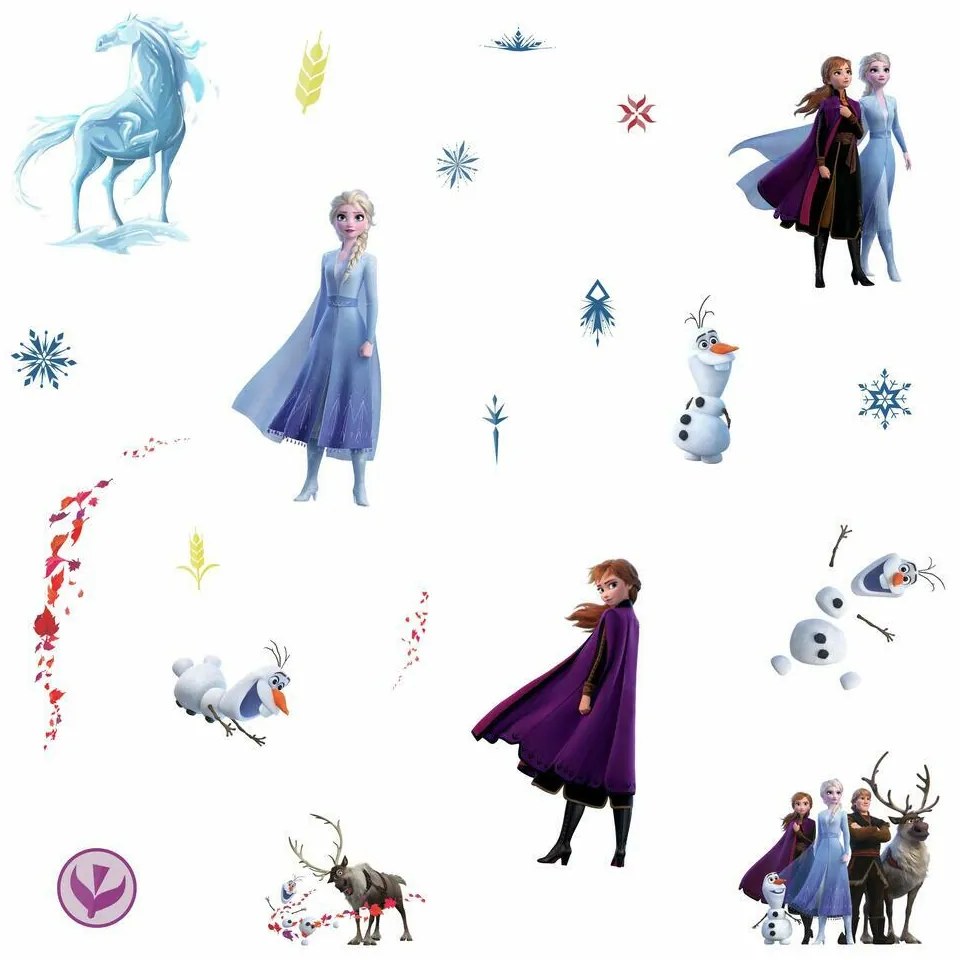 York Wallcoverings Samolepky na zeď s Disney motivem ELSA A ANNA