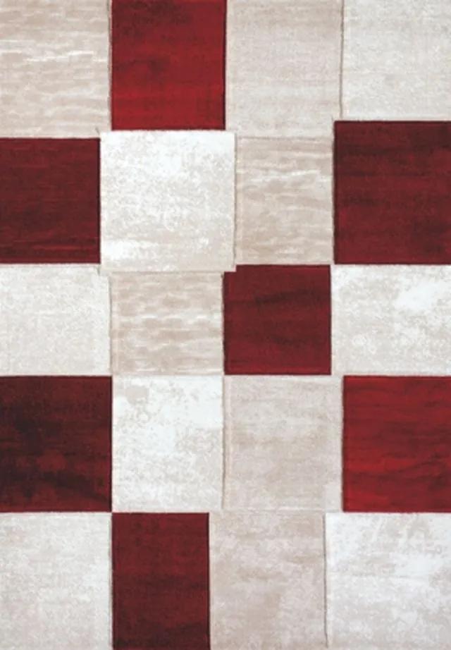 Kusový koberec TOPAZ 1166 red 200x290cm červená