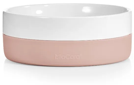 Miska pro psy MiaCara Coppa nude Velikost: SM 0,9l