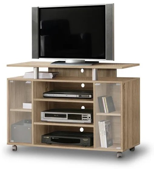 Sconto TV stolek RAT 338 dub sonoma/sklo