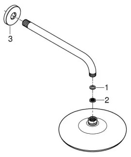 GROHE 26412000 - Hlavová sprcha TEMPESTA 210 286 mm lesklý chrom