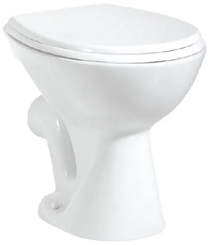 Aqualine Keramika - Stojící WC, zadní odpad, bílá TP330