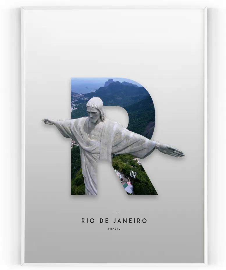 Plakát / Obraz Rio de Janeiro Pololesklý saténový papír 210 g/m² A4 - 21 x 29,7 cm