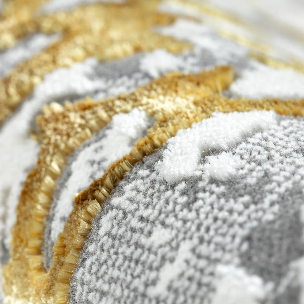 Dywany Łuszczów, Kusový koberec Allure 1961 gold/white, 160x220, žlutá, kancelář