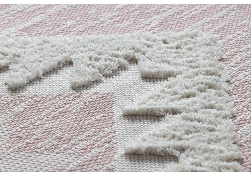 Kusový koberec Romba růžový 194x290cm