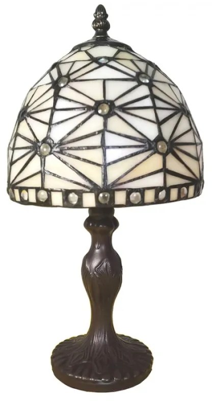 Stolní Tiffany lampa Elinore -Ø 18*33 cm – 18x33 cm