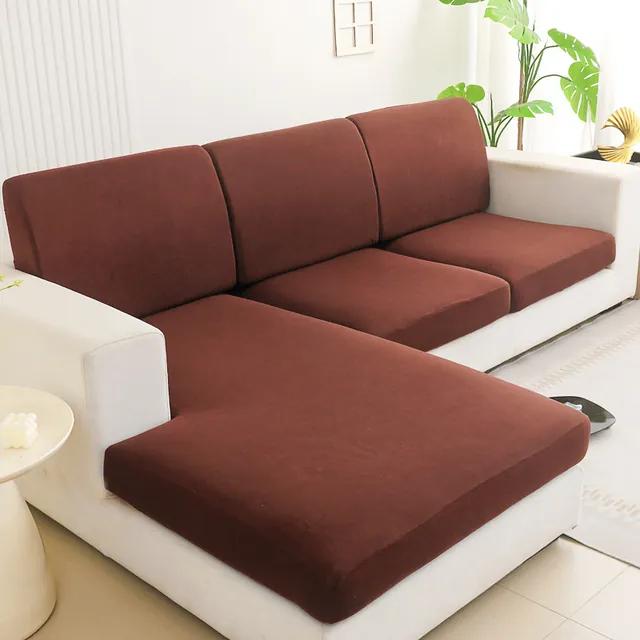 Elastický potah s barevným potiskem na velký sedadlový polštář a opěradlové polštáře pohovek či křesel Barva: 23, Rozměry: sedadlový polštář