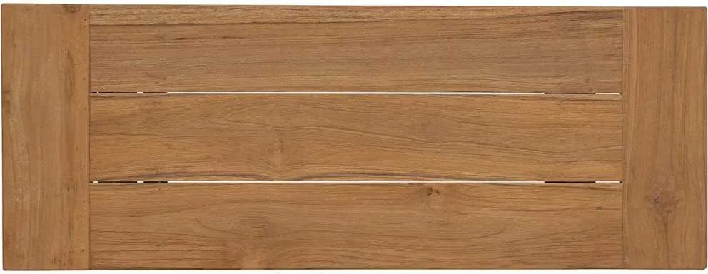 Lavice 80 cm masivní teakové dřevo 340742