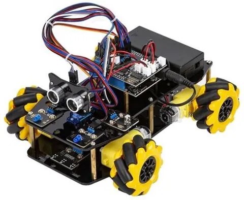 Stavebnice ACEBOTT Smart Car Starter Kit - robotické autíčko Arduino - rozbaleno