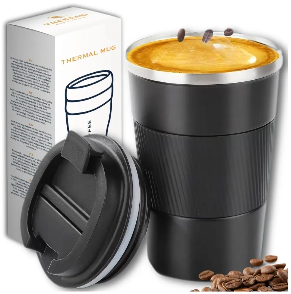 Camerazar Termohrnek velký termoska 510ML COFFEE na kávu vzduchotěsný