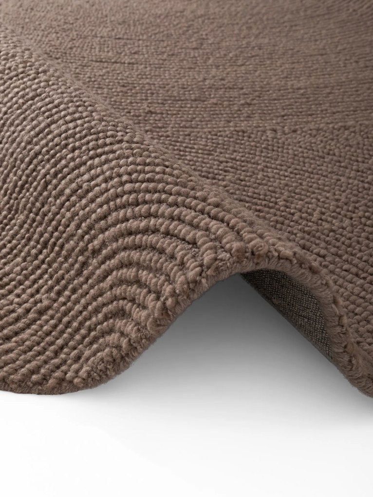 Hanse Home, Kusový koberec Calmio 106219 Taupe kruh, 150x150 (průměr) kruh, hnědá, ložnice