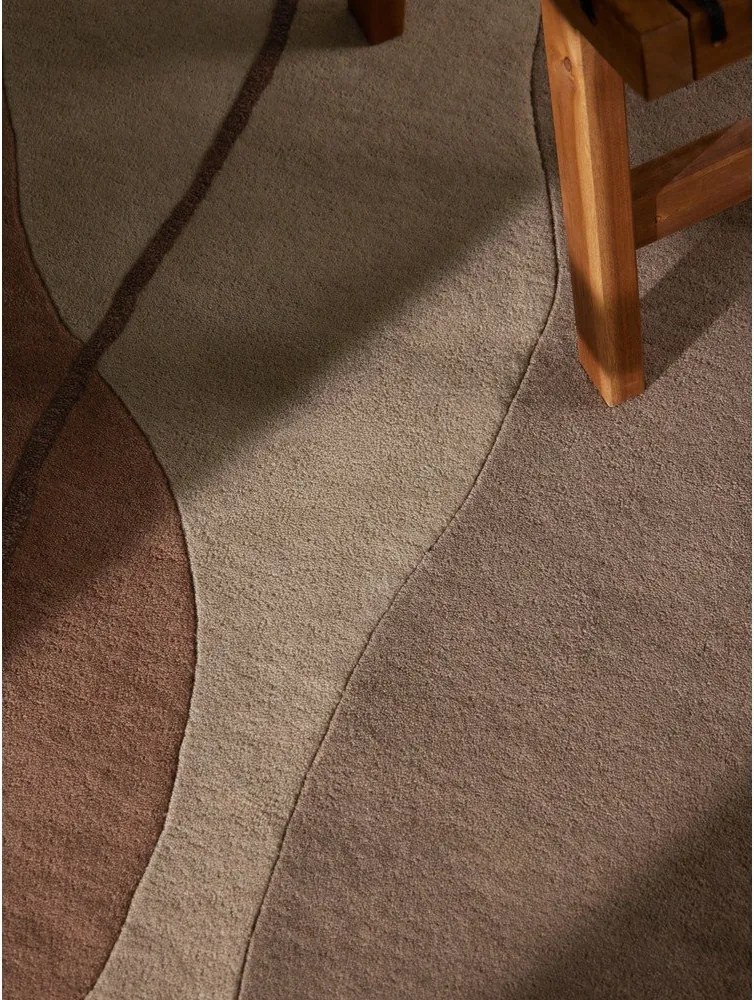 Hnědý vlněný koberec 200x290 cm Muse – Villeroy&Boch