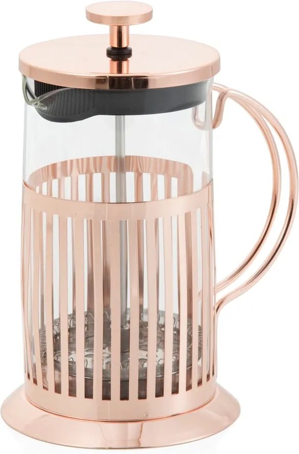 French press na čaj a kávu Brandani Rose Gold, 800 ml