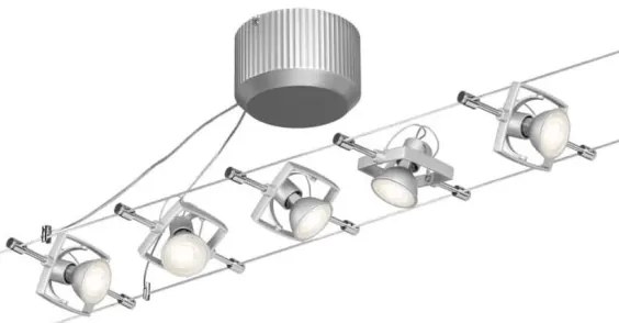 Paulmann 94133 - SADA 5xGU5,3/10W Bodové svítidlo MAC 230V chrom