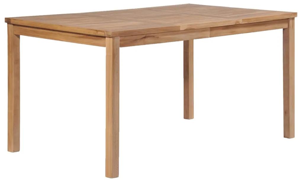 Zahradní stůl 150 x 90 x 77 cm masivní teakové dřevo,  44997