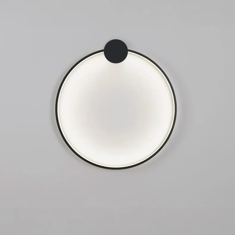 Toolight Toolight, LED nástěnné svítidlo 40cm, 4000K, 17W, APP1386-CW, černá matná, OSW-00910