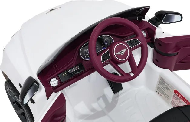 Elektrické autíčko Bentley Bentayga S bílé
