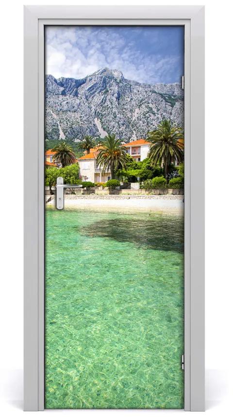 Fototapeta na dveře pláž Chorvatsko 75x205 cm
