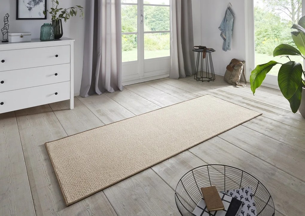 Kusový koberec Bouclé 104434 Beige, 80x150, béžová, chodba / predsieň, BT Carpet
