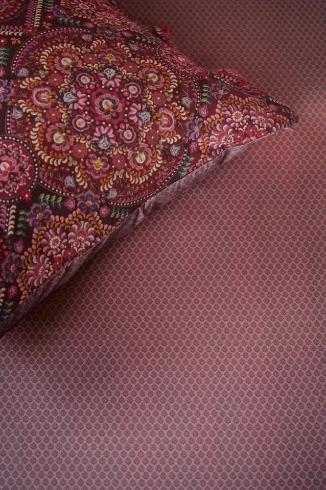 Pip Studio perkálové prostěradlo Thousand Leaves 140x200 cm, mauve (Kvalitní perkálové prostěradlo od Pip Studia)