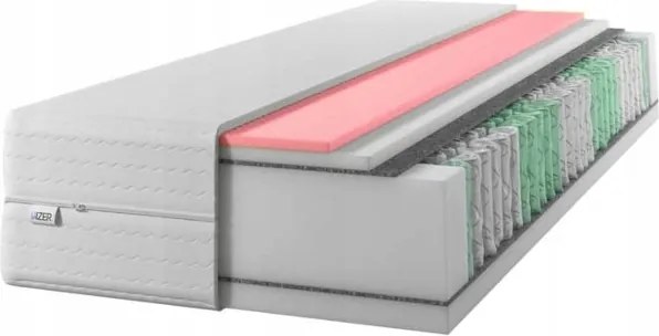 Matrace 160×200 taštičková H2/H3 pěna visco DV oboustranná