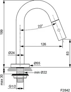 Ideal Standard IdealStream - Umyvadlový ventil | chrom