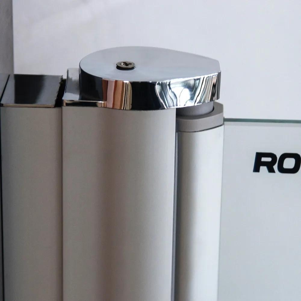 Roth Tower Line sprchové dveře jednokřídlé 100 x 201,7 cm 726-1000000-01-02 stříbro / transparent