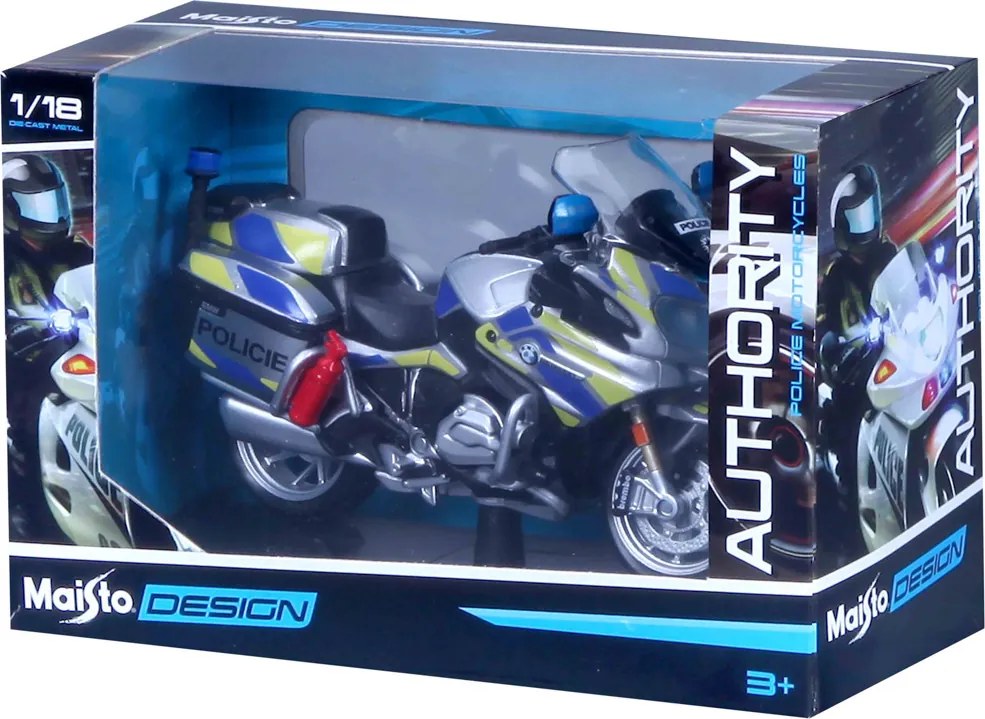 Maisto - Policejní motocykl CZ - BMW R 1200 RT, 1:18