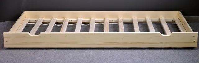 Zásuvka pod postel s matrací 200 cm (Barva dřeva: Olše)