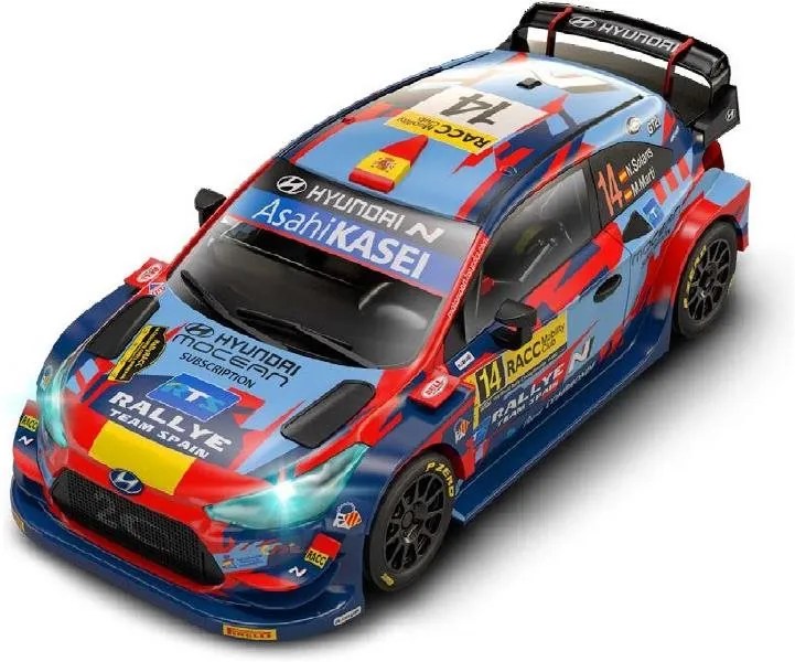 Autíčko pro autodráhu scx advance hyundai i-20 wrc solans