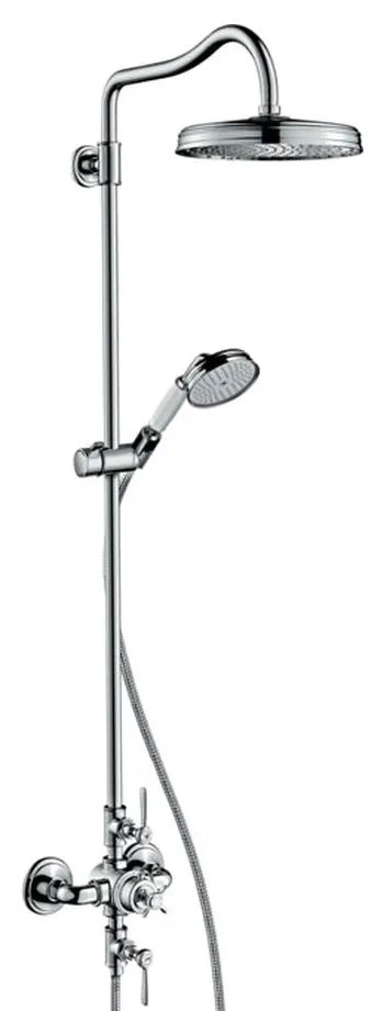 Axor Montreux - Sprchový systém Showerpipe, pákové ovládání, chrom 16572000