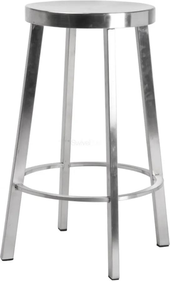 Hliníková barová židle Magis Deja-vu, výška 76 cm