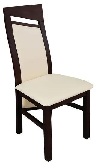 Židle JK61, Barva dřeva: bílá, Potah: ekokůže Soft 017