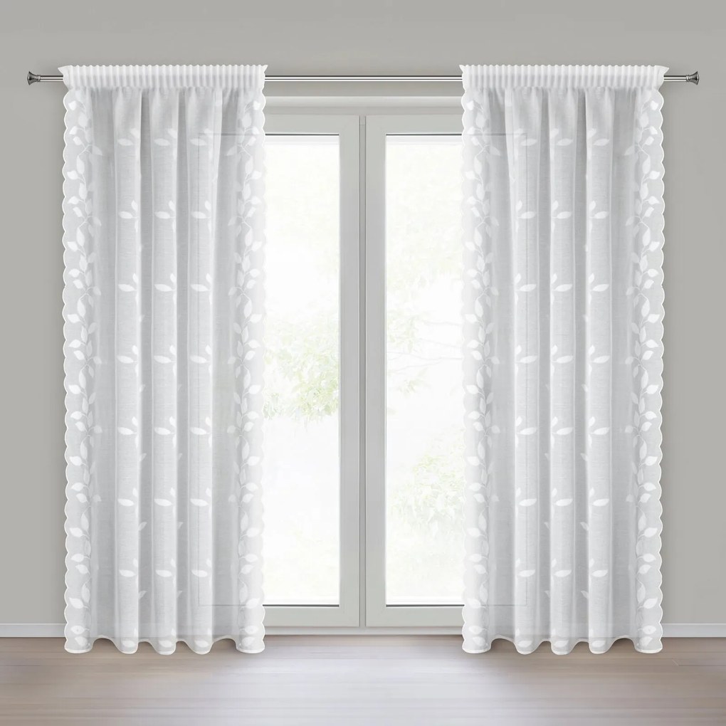 ZÁCLONA NA PÁSCE ARIELA 140X270 CM LISTY