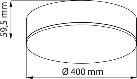 Závěsné LED svítidlo McLED Nova R 400 40W 4000K ML-416.084.33.5