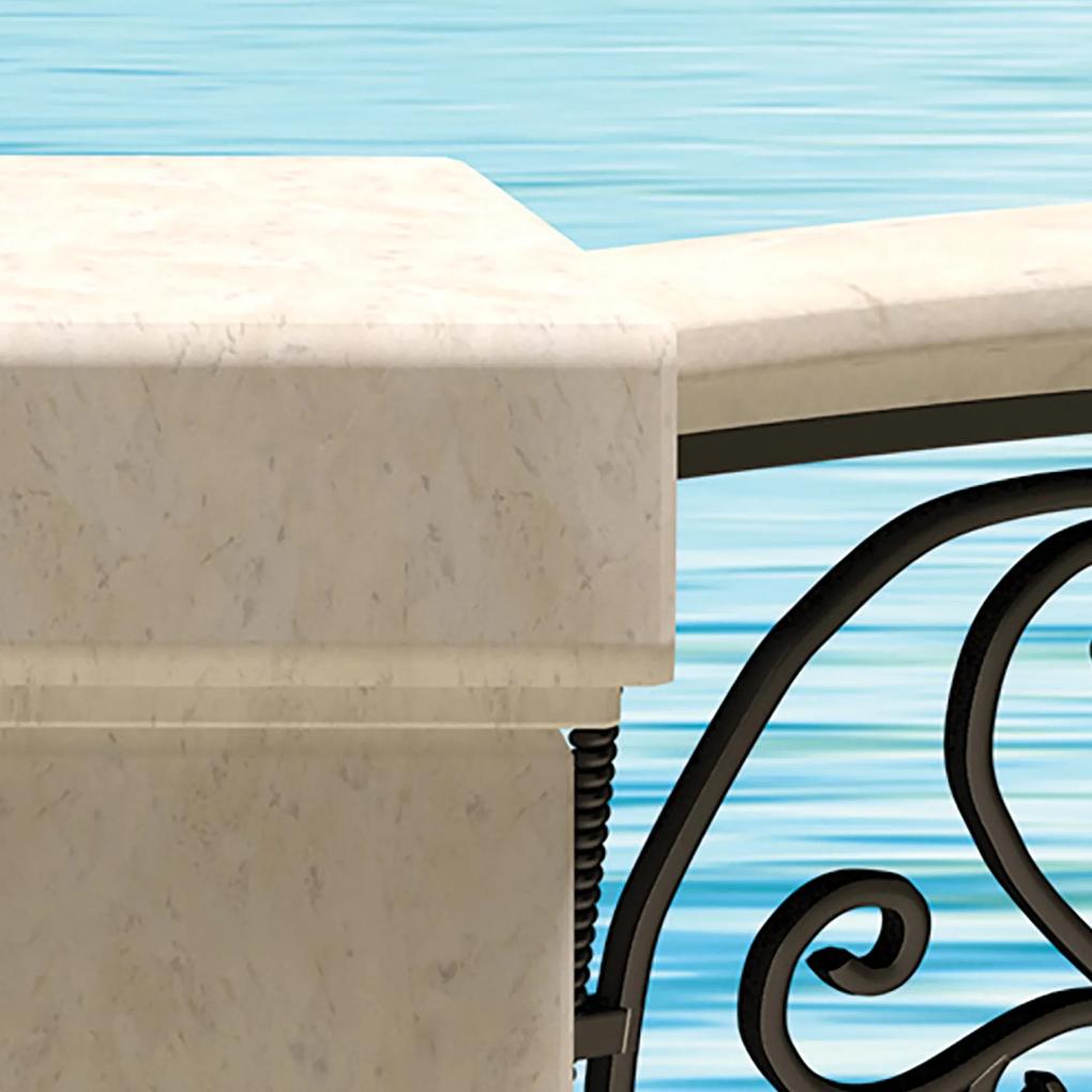 Malvis ® 3D tapeta Antický výhled na moře Vel. (šířka x výška): 360 x 260 cm
