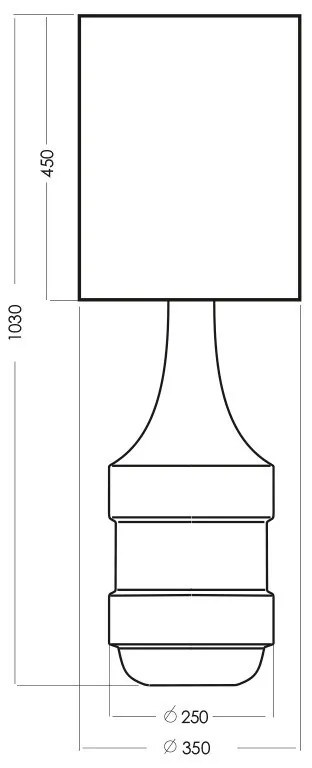 4concepts Designová stolní lampa BIARITZ Barva: Černo-stříbrná