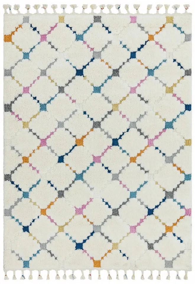 Béžový koberec Asiatic Carpets Criss Cross, 80 x 150 cm