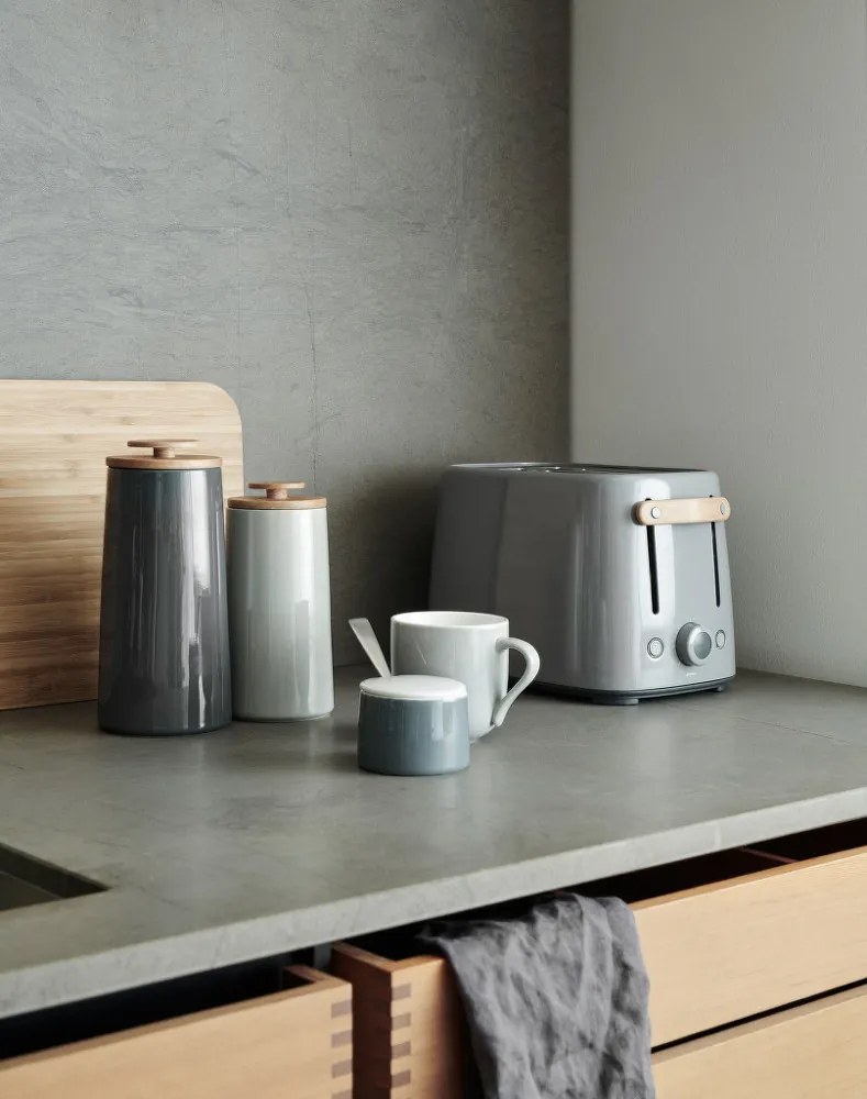 Stelton Dóza na čaj Emma 300 g, grey