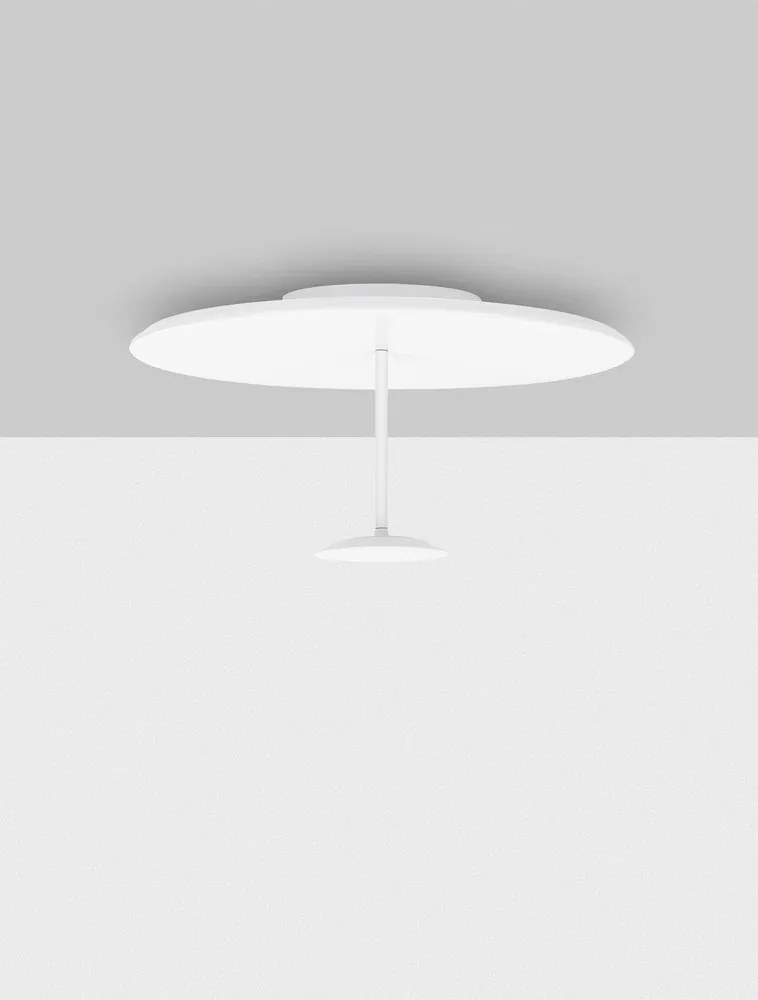 Matně bílé ocelové LED stmívatelné stropní svítidlo Nima – Nova Luce