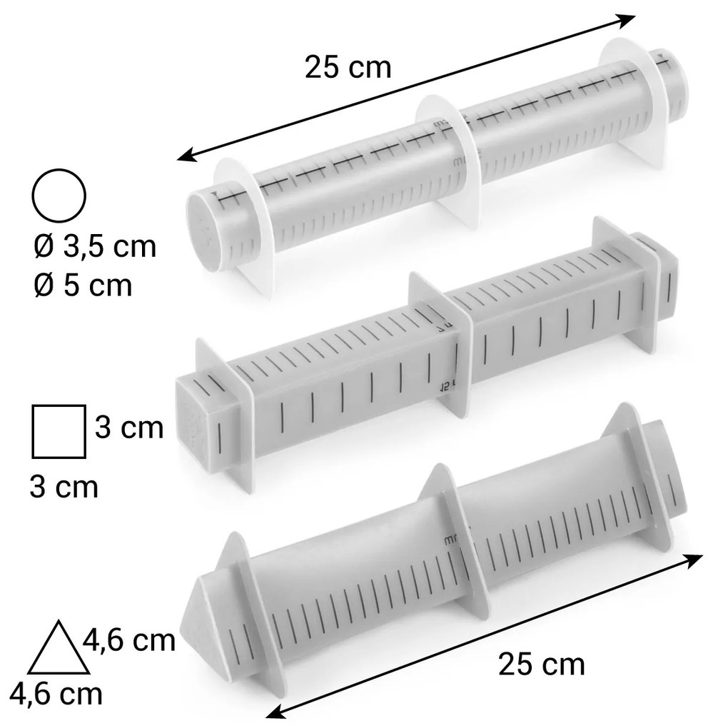 TESCOMA Tvarovací šablony DELÍCIA, 3 ks
