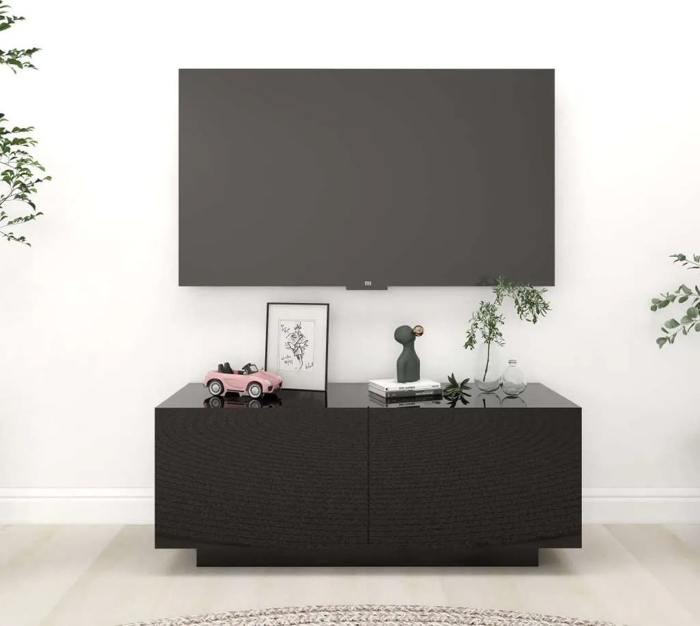 vidaXL TV skříňka 100 x 35 x 40 cm dřevotříska [804439] Barva: šedá sonoma