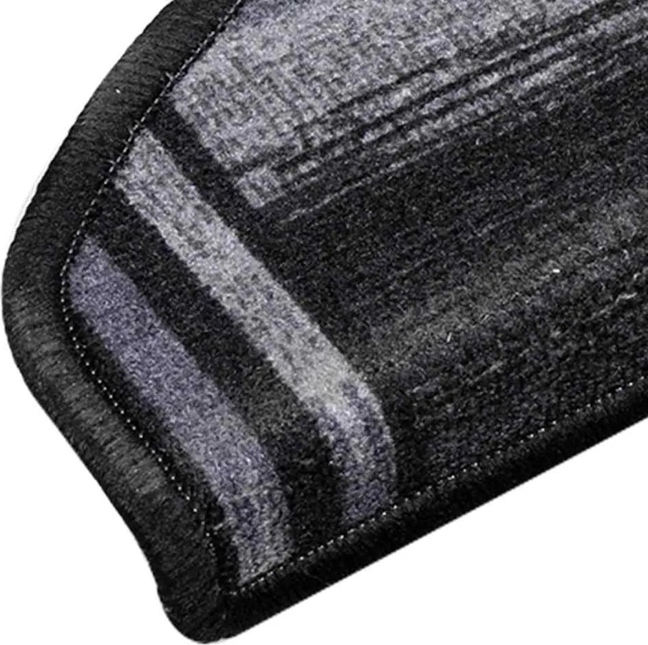 Nášlapy na schody samolepicí 5 ks 65x21x4 cm černošedé 149834