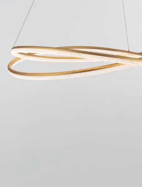 Designový lustr Ophelia zlatá