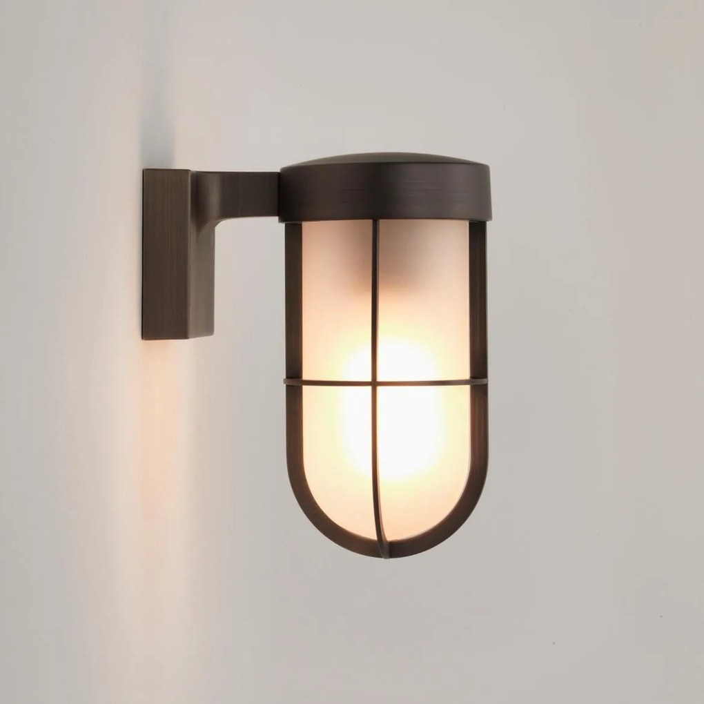 AST 1368026 Venkovní nástěnné svítidlo Cabin Wall Frosted 60W E27 bronz - ASTRO Lighting