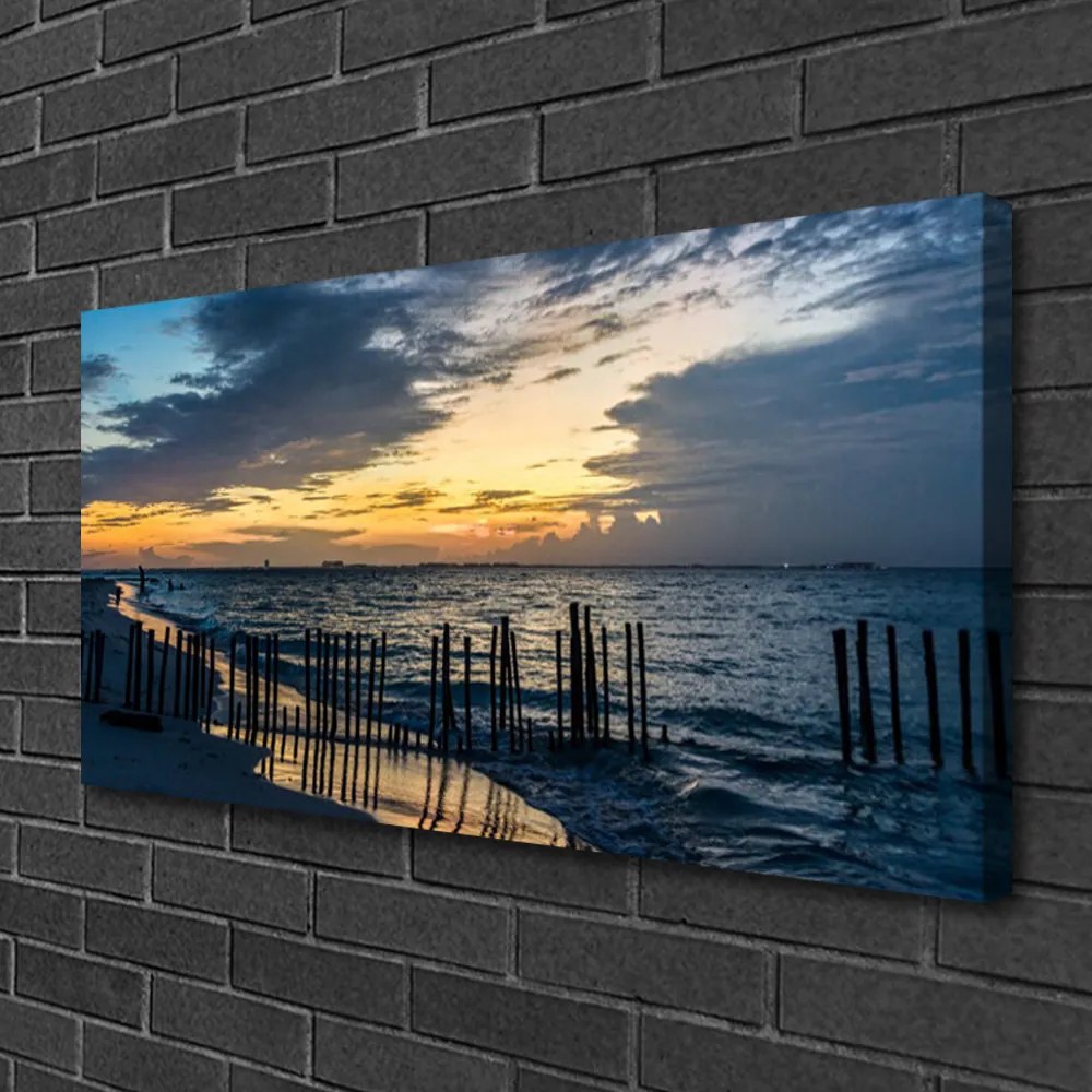 Obraz na plátně Moře Pláž Krajina 120x60 cm