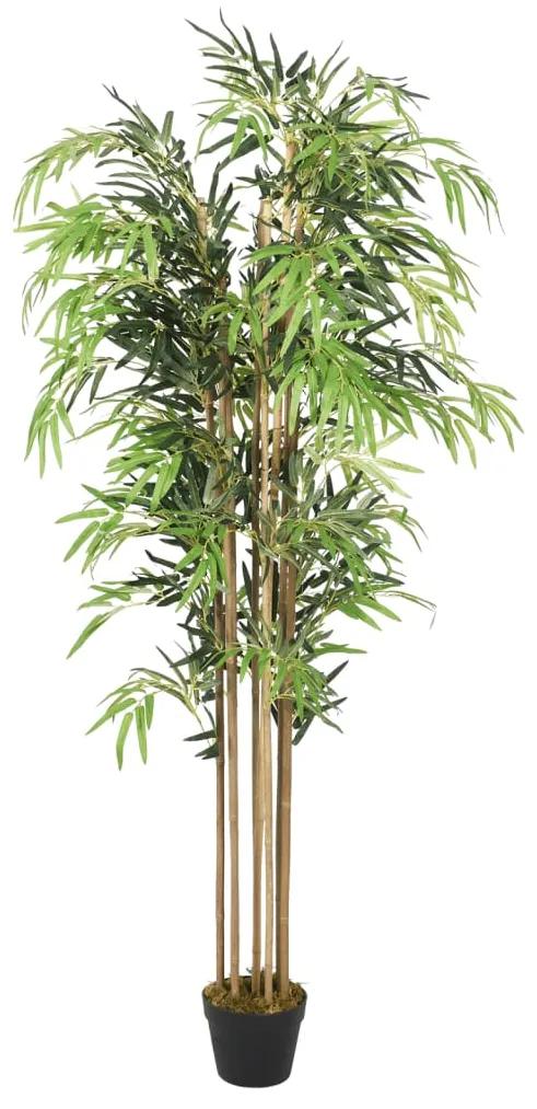 vidaXL Umělý bambus 1 605 listů 180 cm zelený