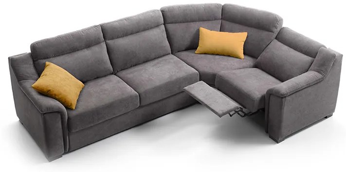 Pregio Italia sofa&relax Polohovací pohovka RESORT Provedení: 2 místná + lehátko, Vzorník látek: tekno fibra 06 light grey